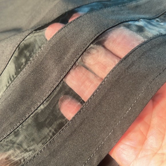 Valanio | Tops | Nwt By Valanio Black Zip Up Blouse With Half Sleeves ...